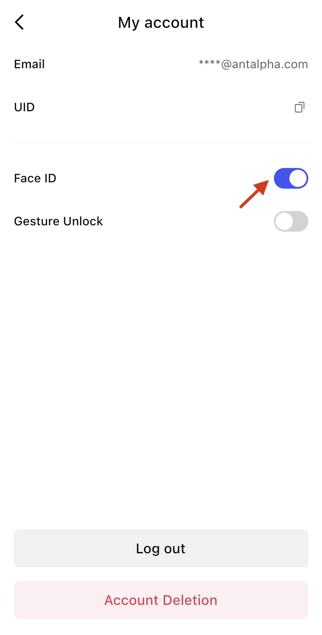 How to enable Fingerprint / Face ID or Gesture Feature? – Antalpha